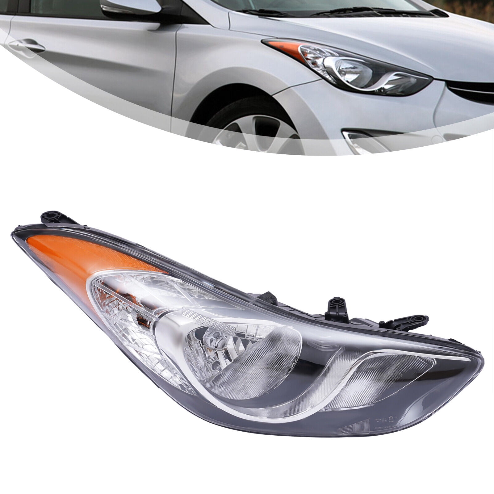 2011-2013 Hyundai Elantra Right Passenger Side Halogen Headlight ...