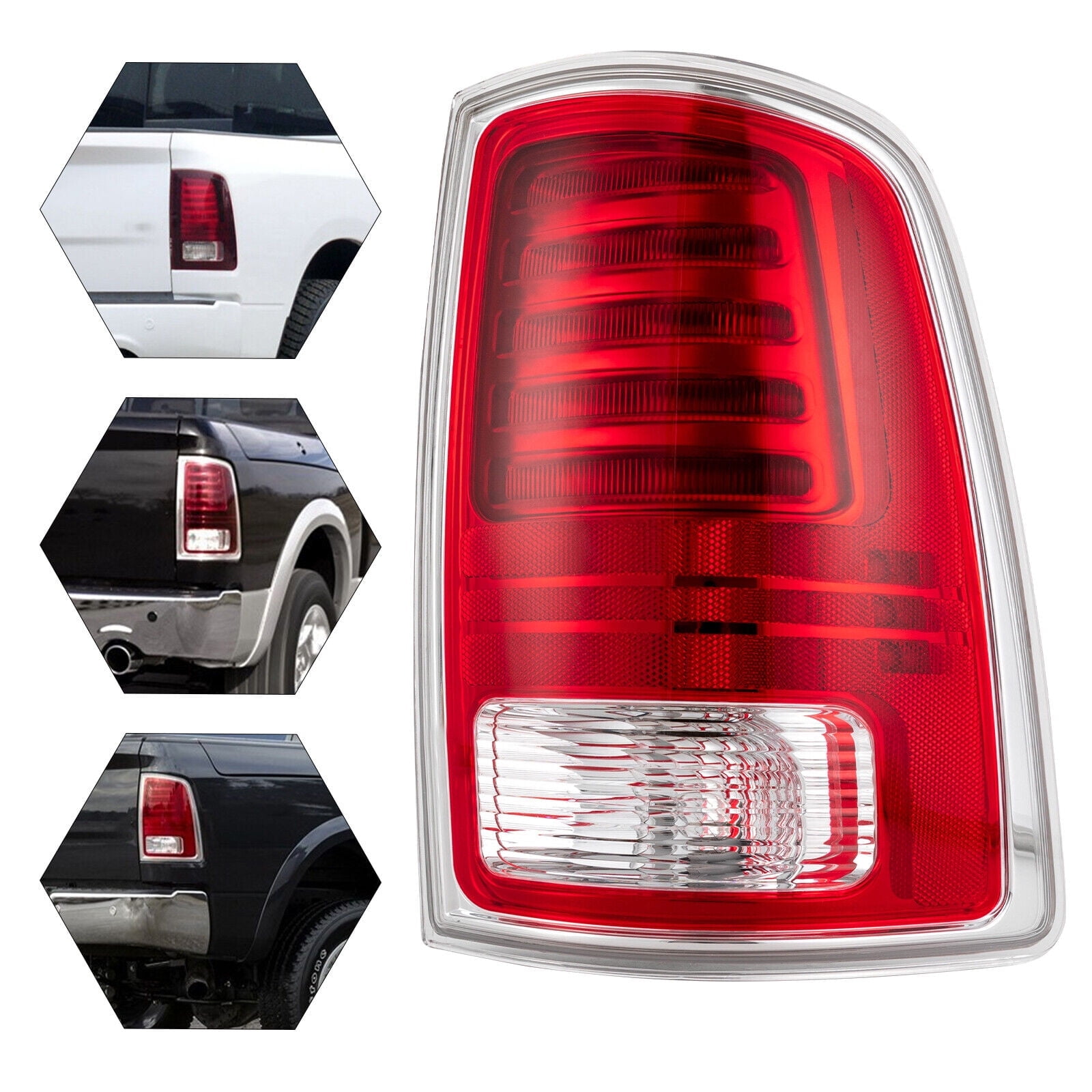 Fit 2013-2018 Dodge Ram 1500/2500/3500 Red Lens LED Tube Tail Light RH ...