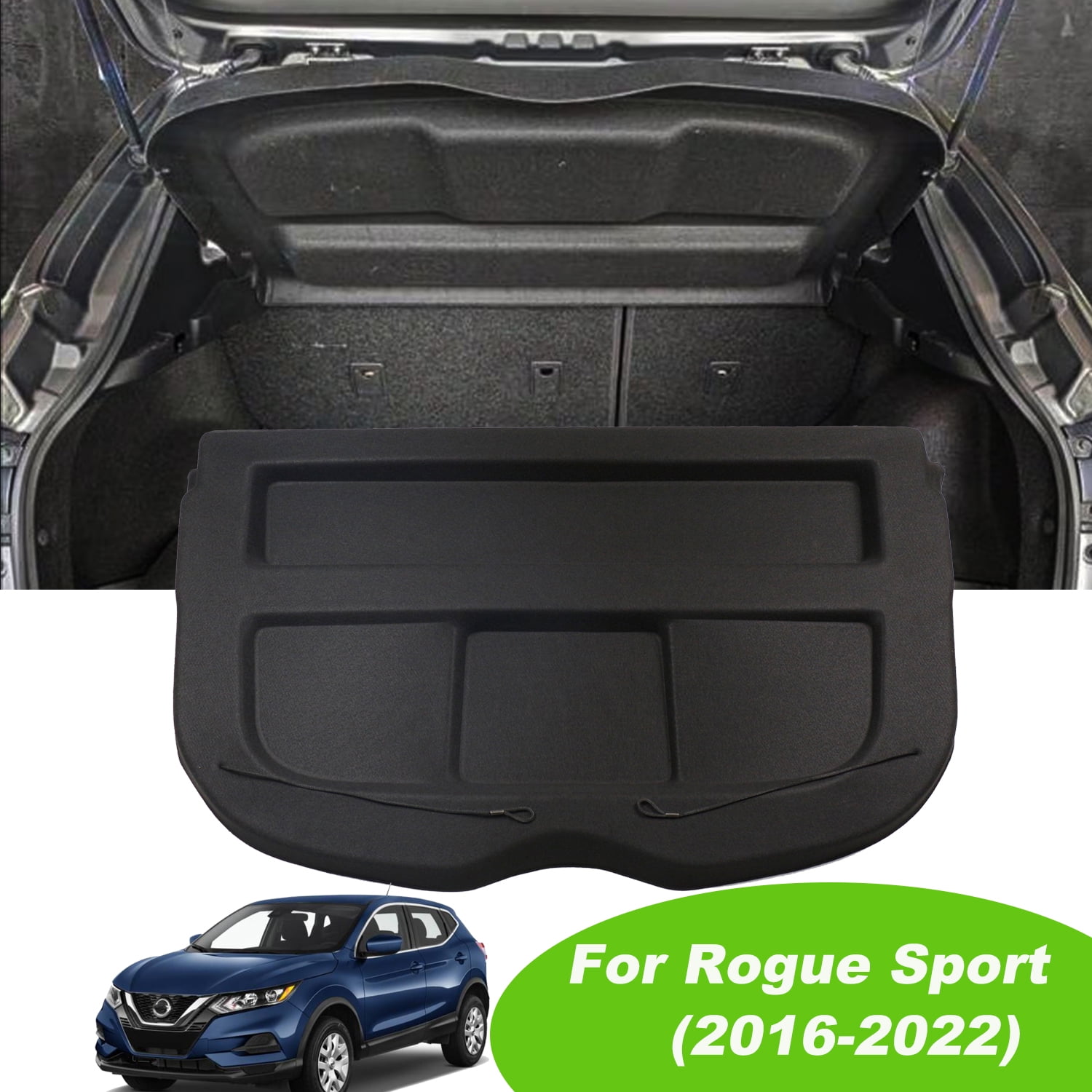 Fit 2016-2022 Nissan Rogue Sport Non-Retractable Cargo Cover For 2016 ...