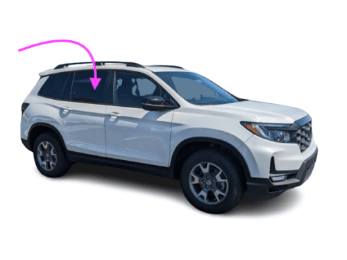 Fit 2016-2024 Honda Pilot/Passport 4D SUV Rear Right Passenger Door ...