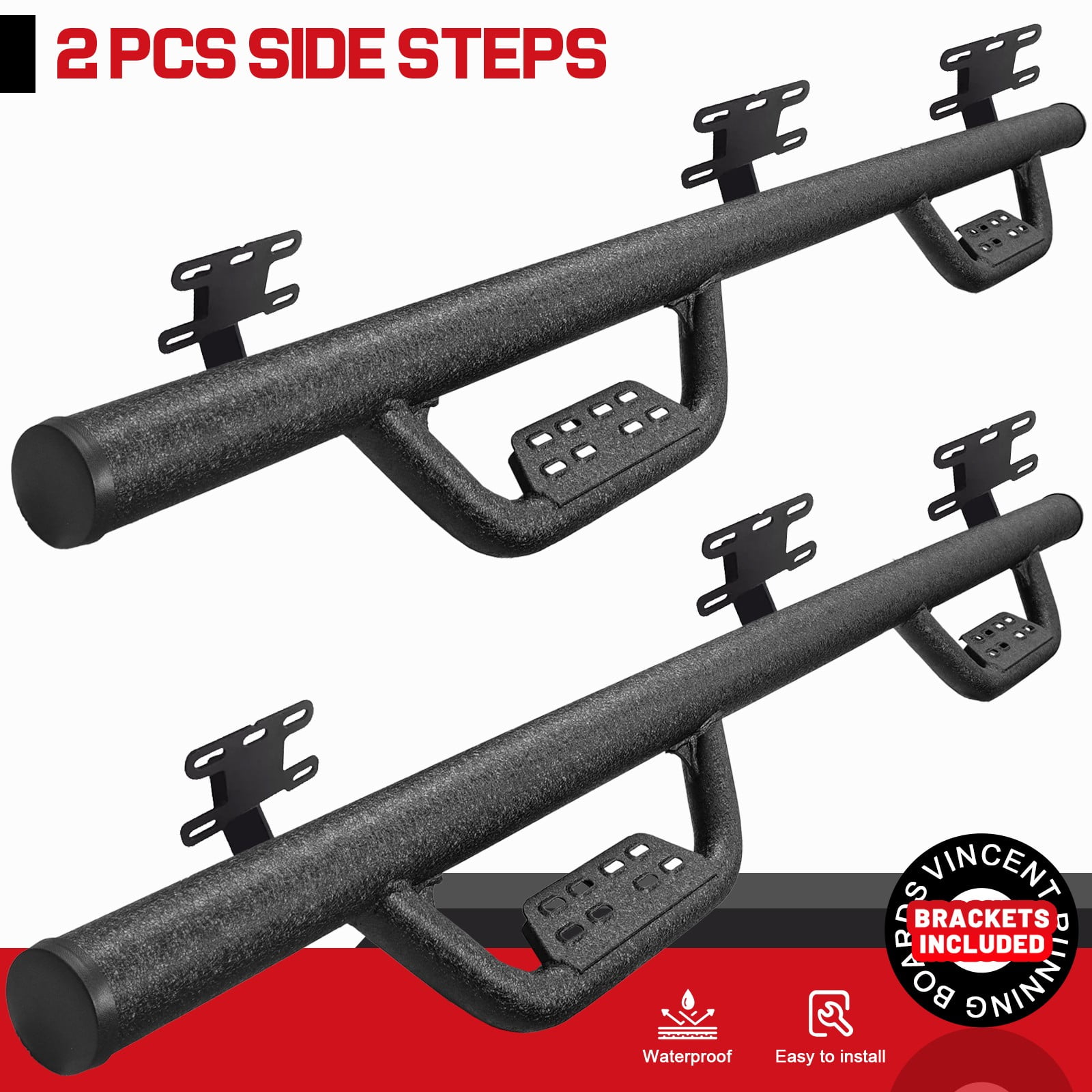 Fit 2019-2026 Dodge Ram 1500 Quad Cab Drop Running Board Side Step Nerf ...