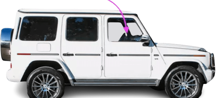 Fit 2019-23 Mercedes Benz G-Class 4D SUV Front Right Door Window Glass ...