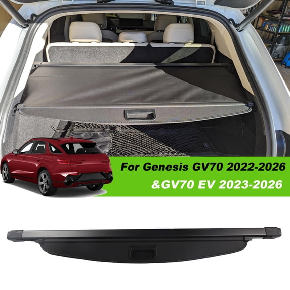 Fit 2022-2026 Genesis GV70 Retractable Cargo Cover for 2025 2026 ...