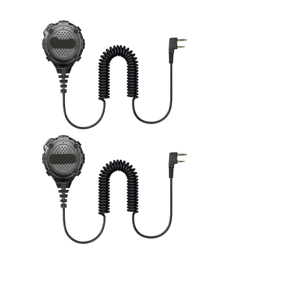 Fit For Baofeng Microphone 2-Pin K M Type Tangent Fit For PTT Mic ...