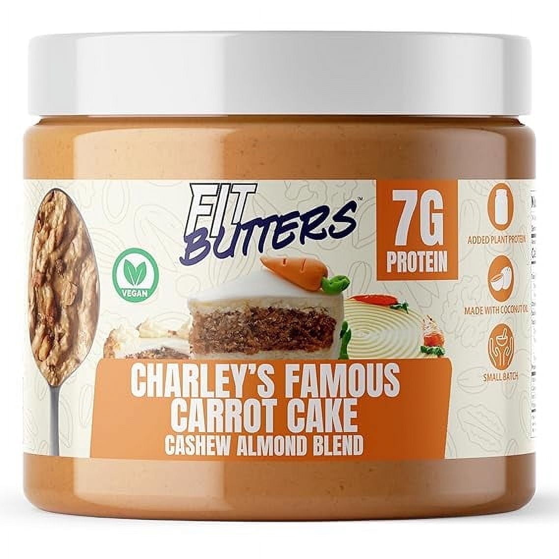 Fit Butters Cashew Almond Butter Vegan Charley's Famous Carrot Cake ...