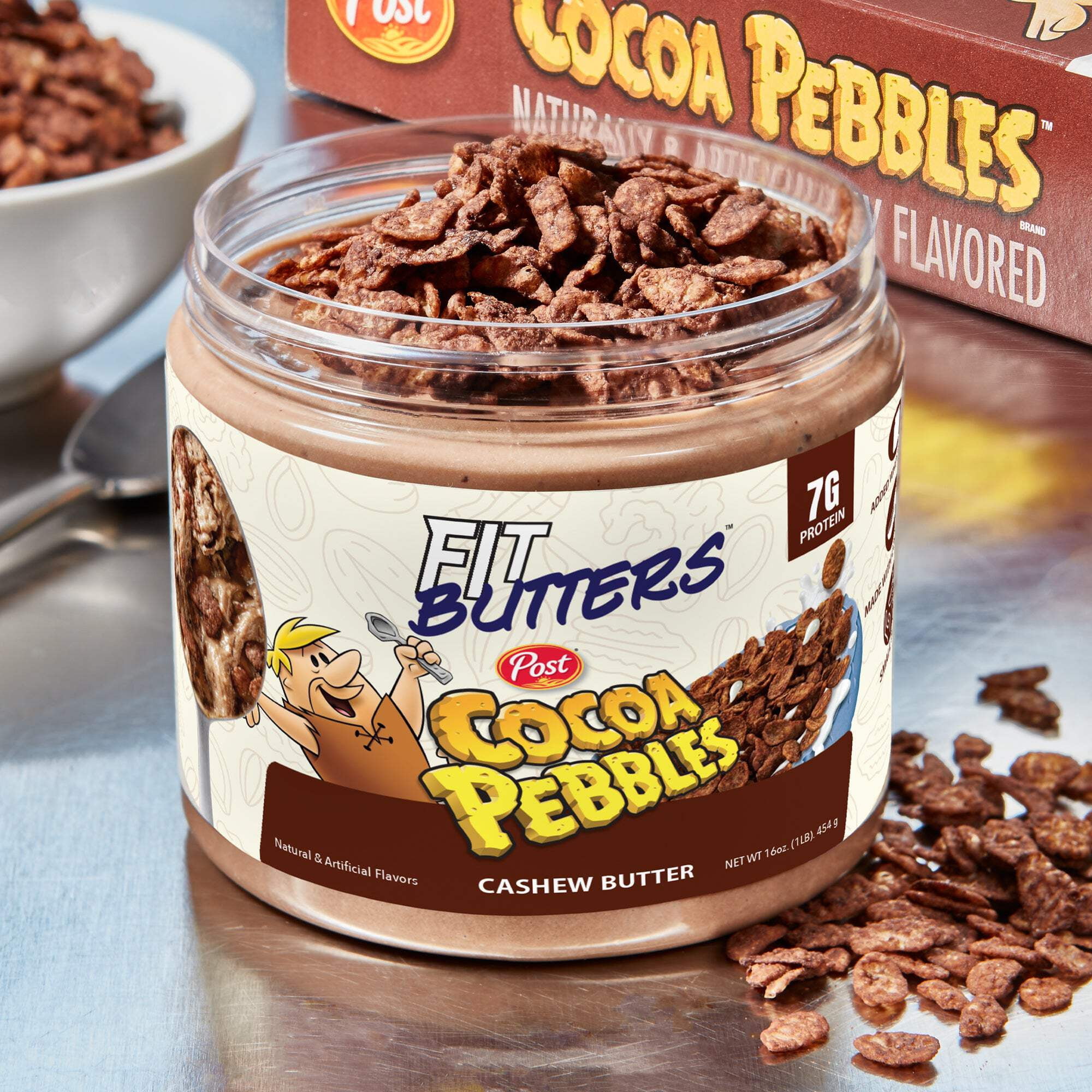 Fit Butters Cocoa PEBBLES™ Cashew Butter - Walmart.com