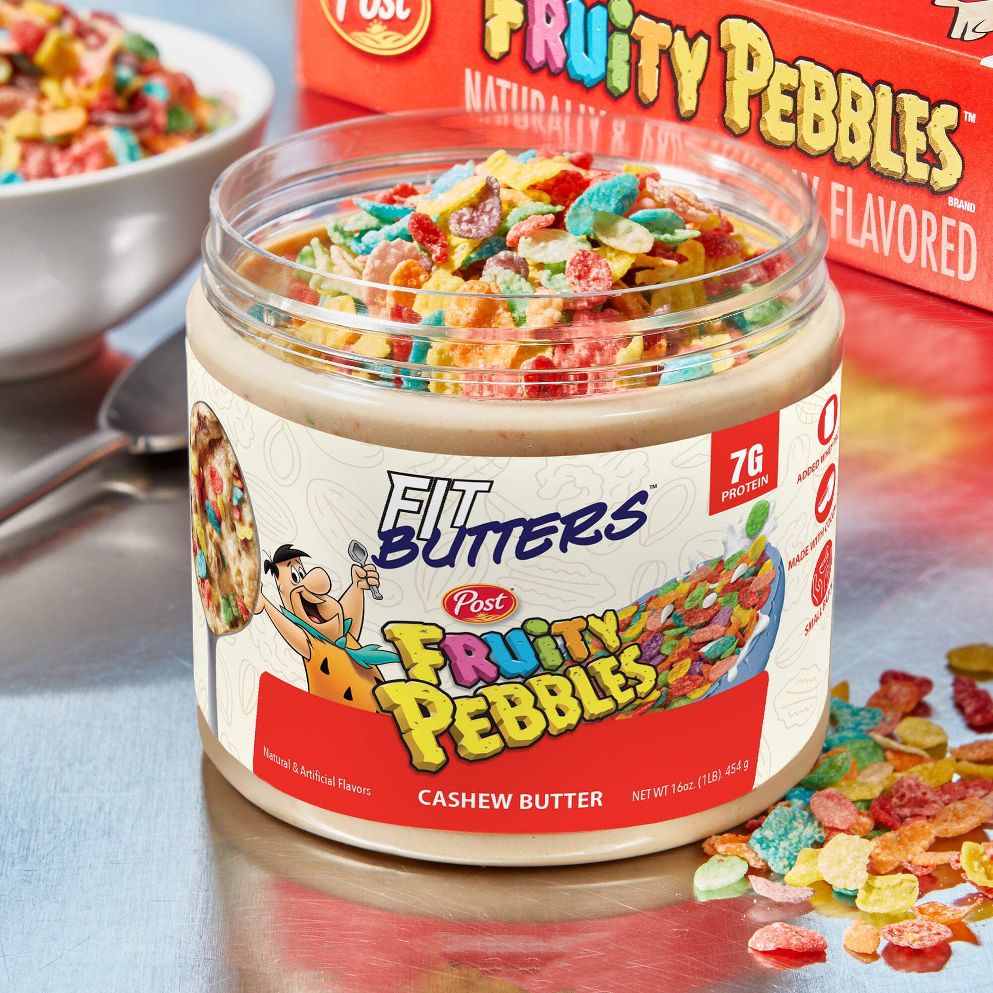 Fit Butters Fruity PEBBLES™ Cashew Butter - Walmart.com