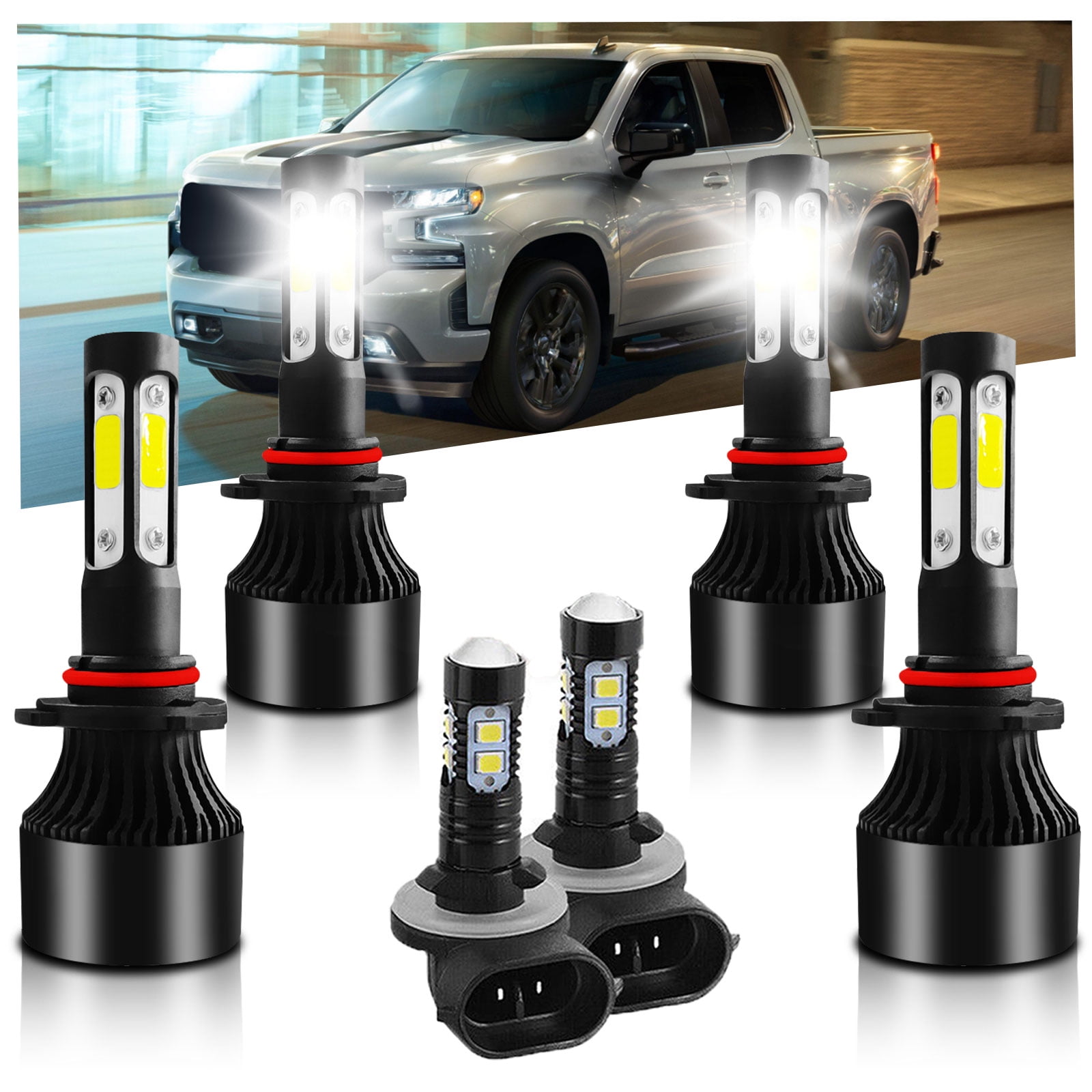 Fit For CHEVROLET SILVERADO 1500 2500 3500HD(2001-2002) LED Headlight ...