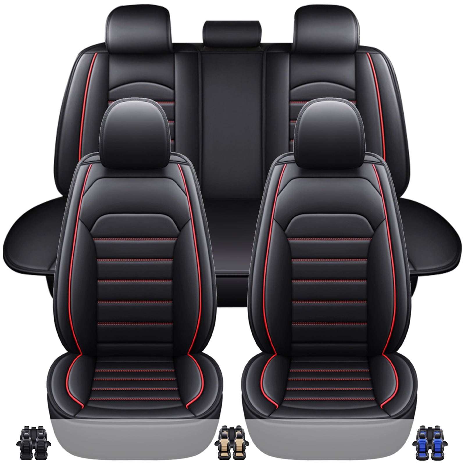 Fit for Chevrolet Impala Car Seat Covers, Luxury Faux Leather Front ...