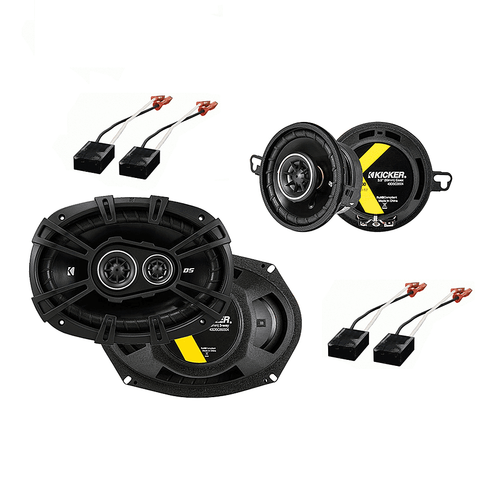 Fit Chevy Cavalier 1991-1994 Factory Speaker Upgrade Kicker DSC35 ...