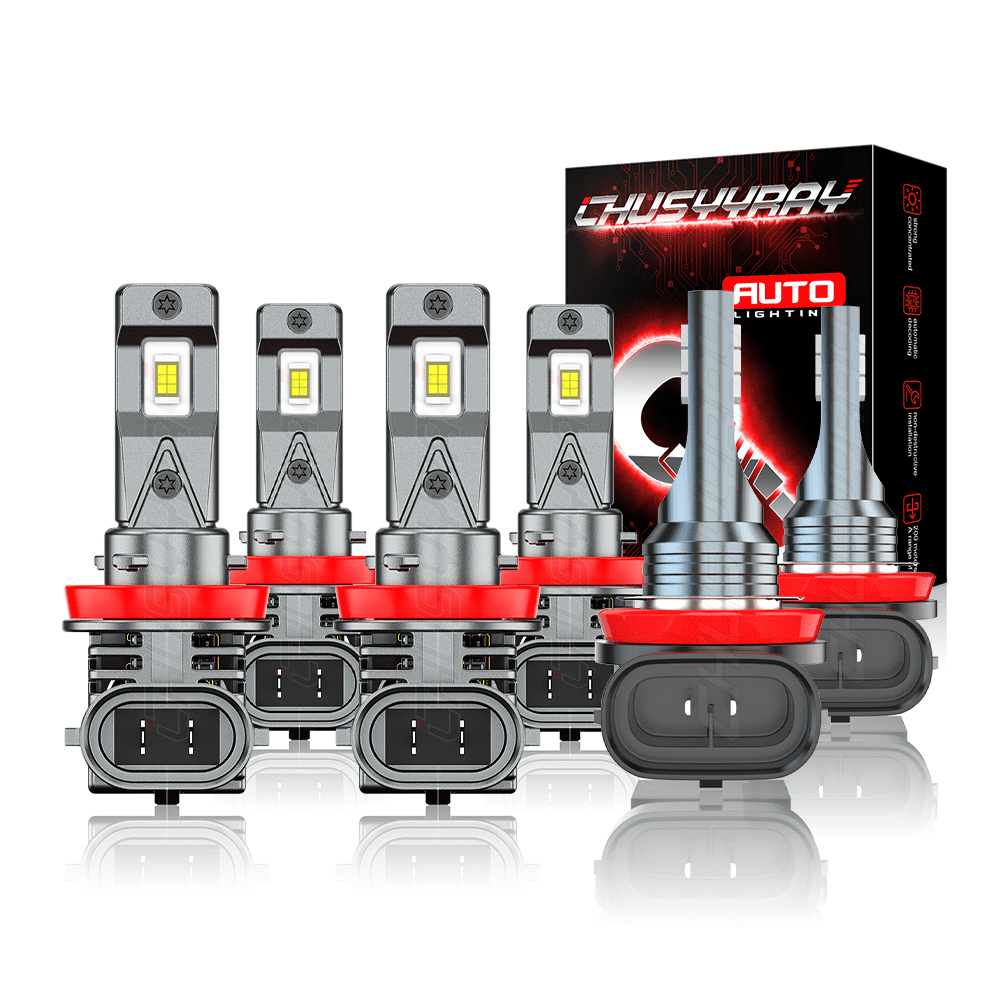 Fit for Chevy Malibu 2006-2012 6000K Combo H9 H11 LED Headlights H11 ...