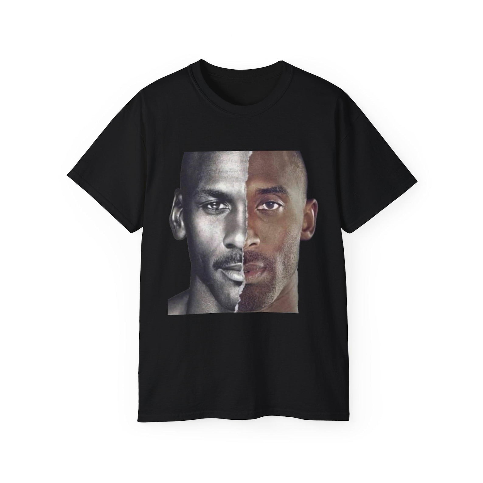 Fit Cotton Crew Neck Short Sleeve Split Face Legends Kobe'sBryant ...