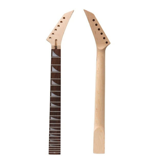 Fit Diy Maple Electric Guitar Neck 24 Fret 25.5 inch Rosewood Fretboard ...