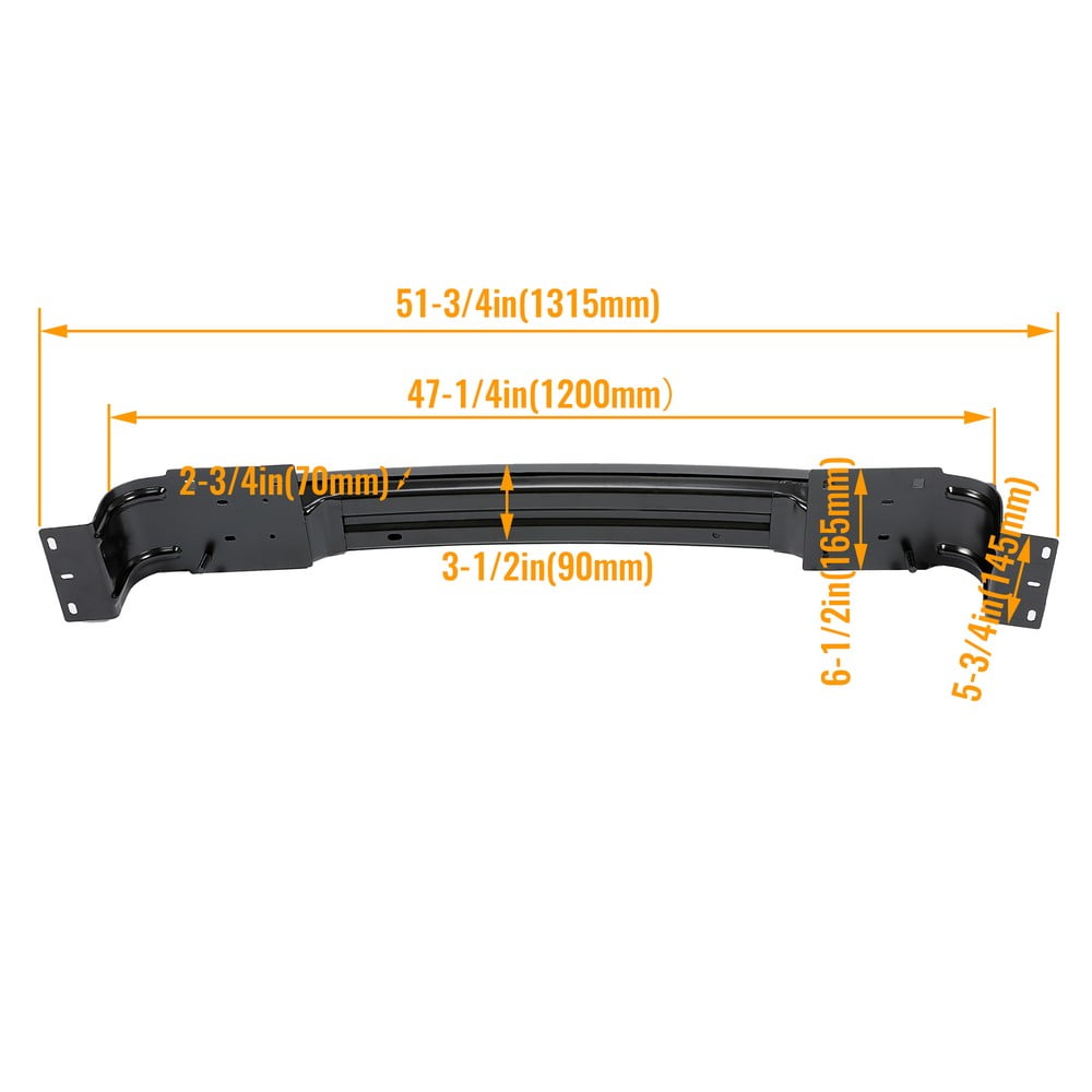 Fit FOR 13-22 24 RAM 1500 Bumper Face Bar Reinforcement Beam Cross ...