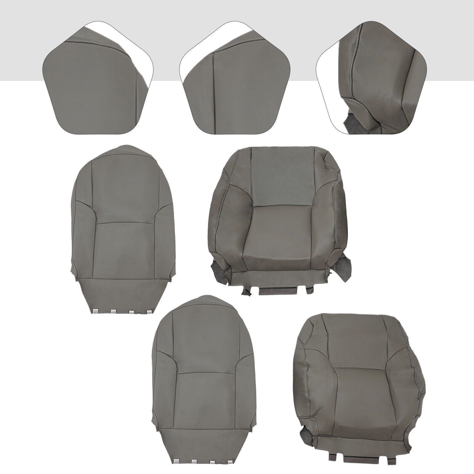 Fit For 03-09 Toyota 4Runner Limited Driver & Passenger PU Seat Covers ...