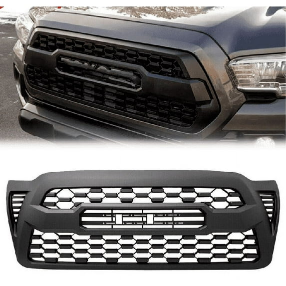 Fit For 2005-2011 Toyota Tacoma Front Grille Bumper Hood Mesh Grill ...