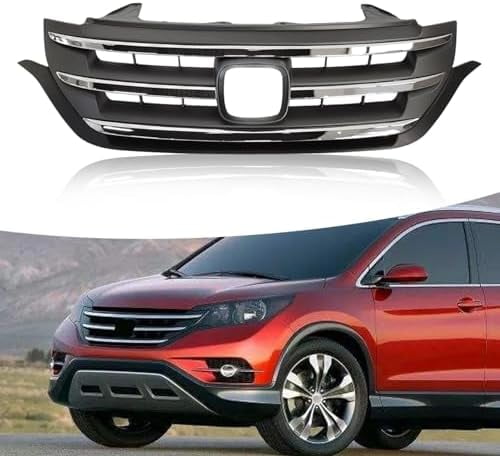 Fit For 2012 2013 2014 Honda CRV CR-V Front Bumper Hood Upper Grille ...