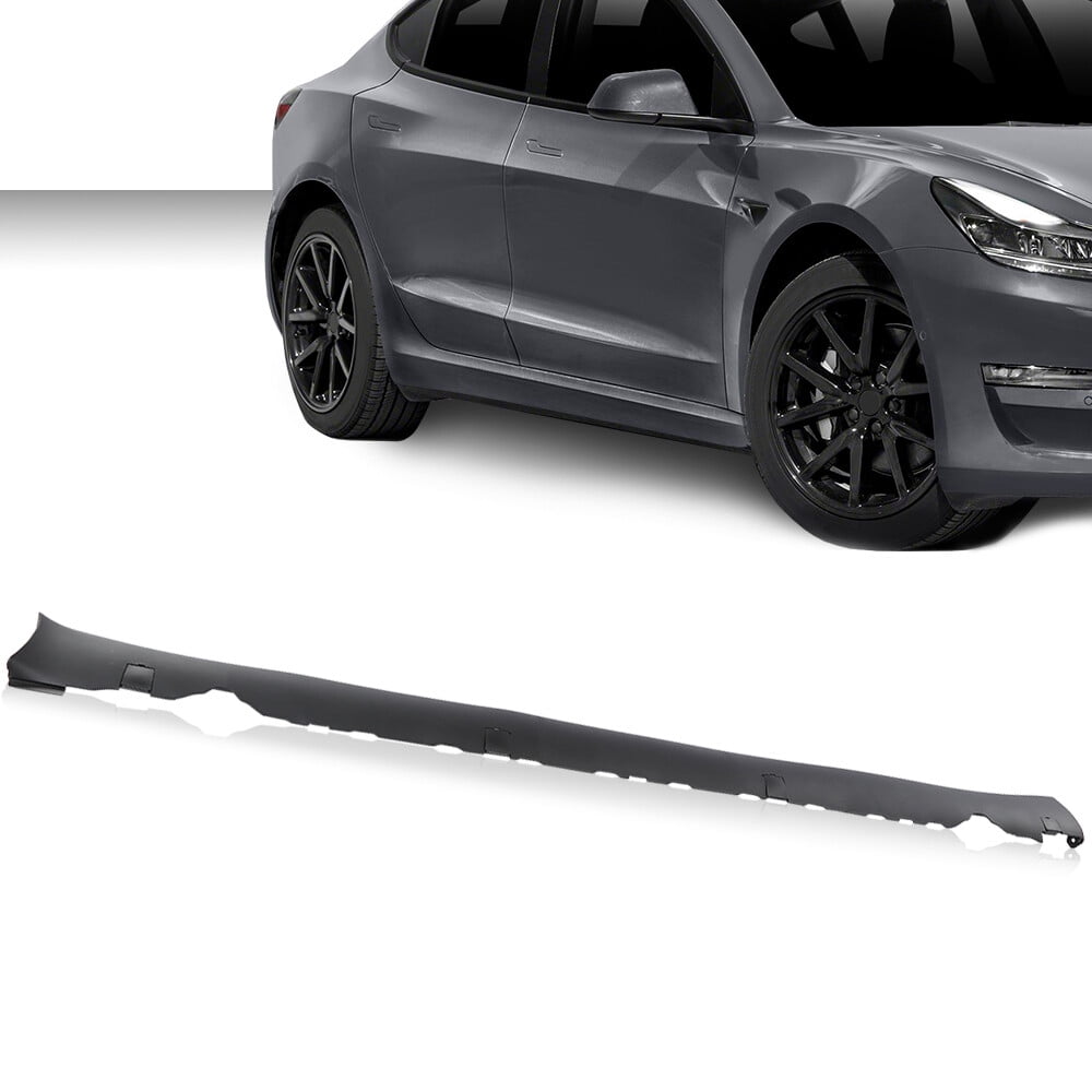 Fit For 2017-2022 Tesla Model 3 Right Door Side Skirt Molding Rocker ...