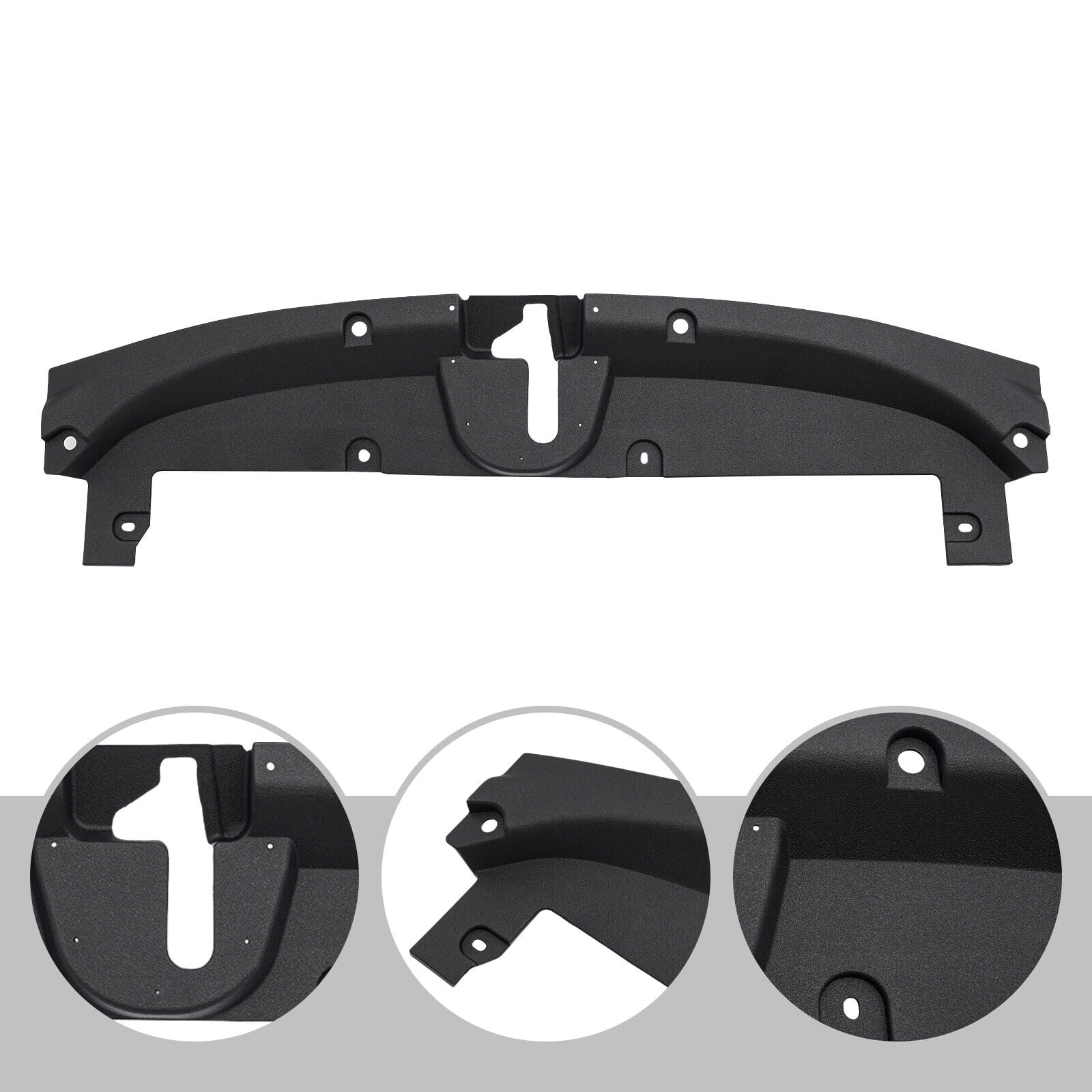 Fit For 2019 2020 2021 Toyota Corolla Black Plastic Upper Radiator ...