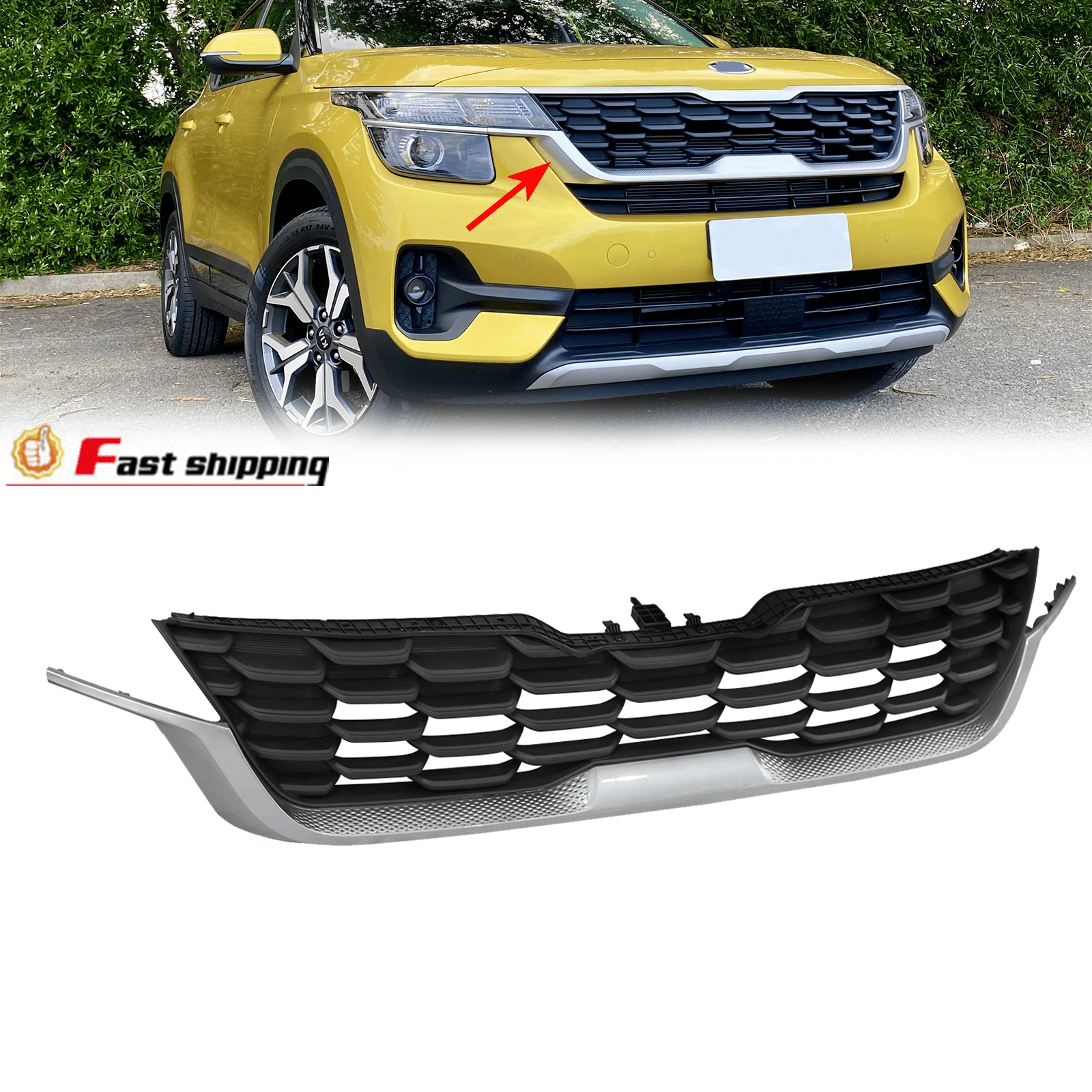 Fit For 2020 2021-2023 Kia Seltos 86350Q5000 Front Upper Radiator ...