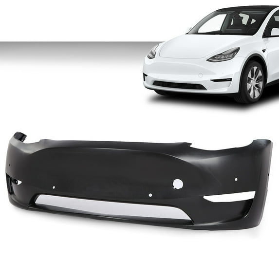 Fit For 2020-2023 Tesla Model Y MY Front Bumper Cover Fascia w/ Park ...