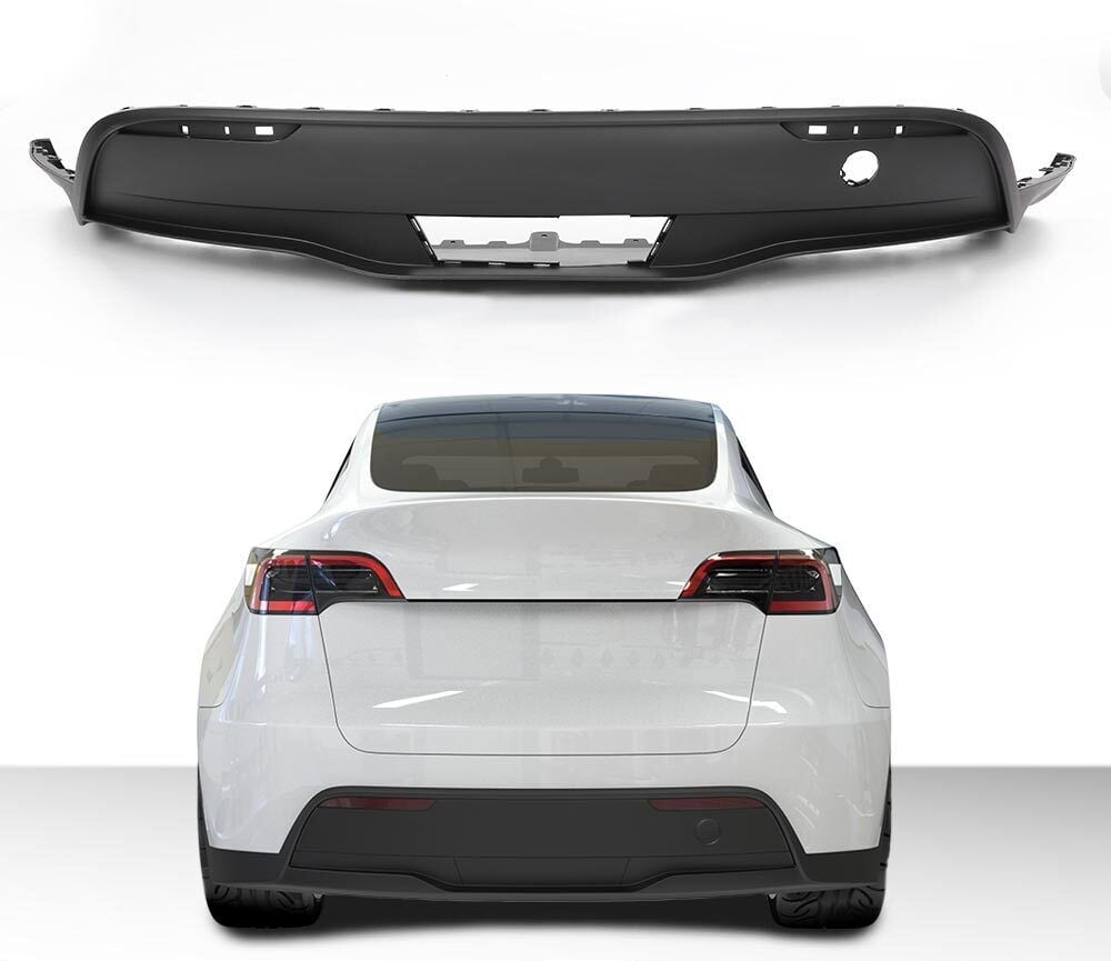 Fit For 2020-2023 Tesla Model Y Rear Bumper Lower Fascia Valance Cover ...