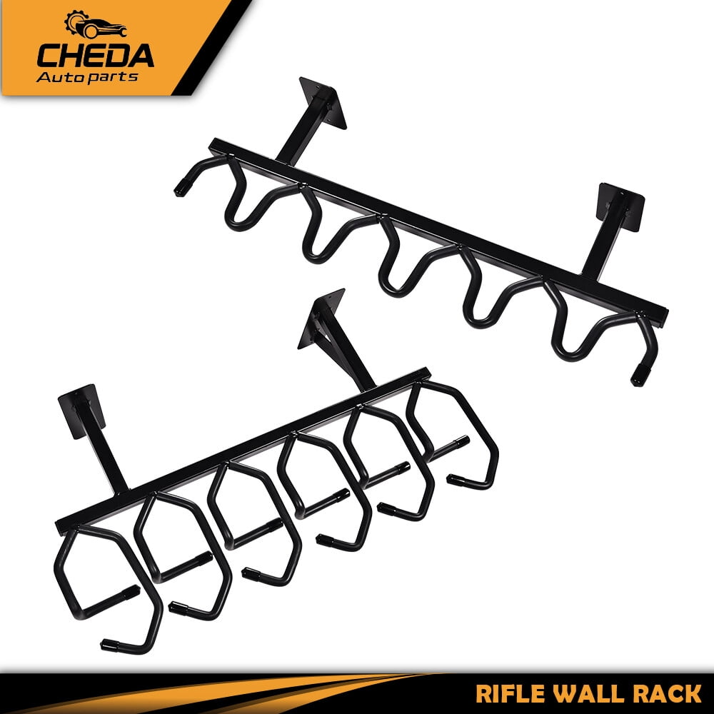 Fit For 6 Gun Rifle Rack Vertical Carbine Hanger Shotgun Hook Wall ...