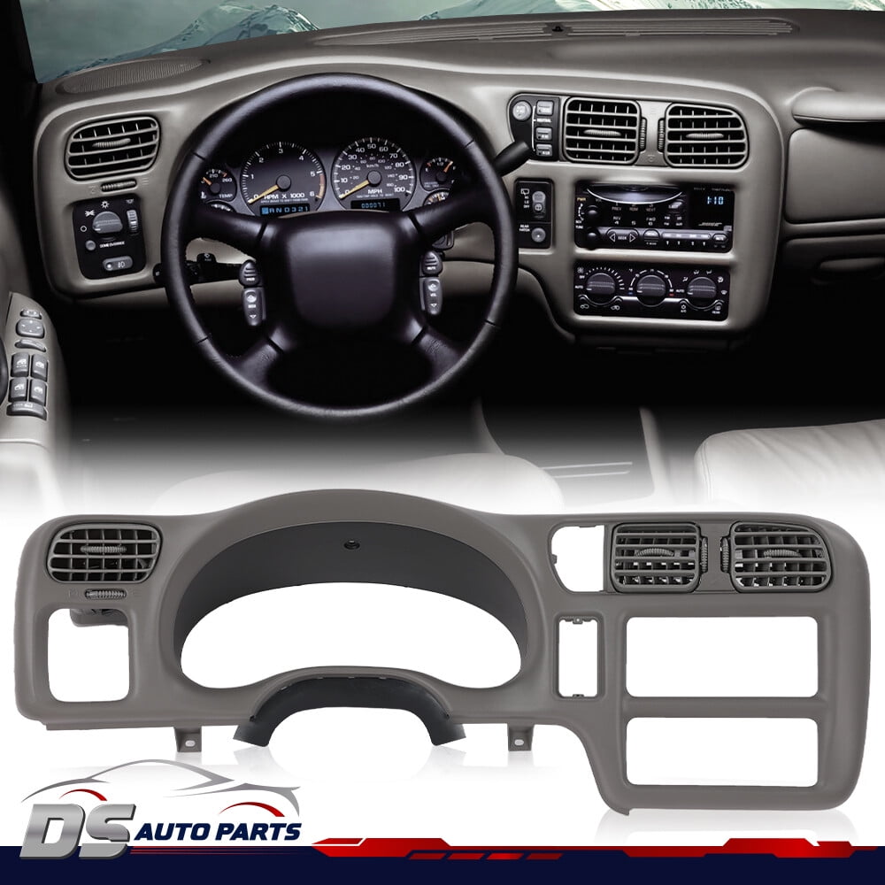 Fit For 98-04 CHEVY S10 Jimmy Sonoma Cluster Blazer Radio Dash Bezel ...