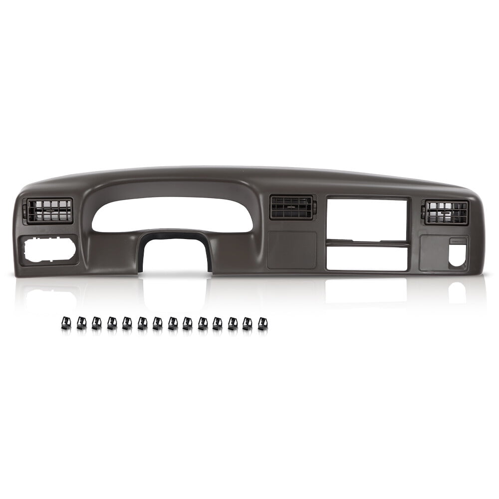 Fit For 99-04 Ford F-250 F-350 Dash Cluster Radio Bezel Trim Panel Gray ...