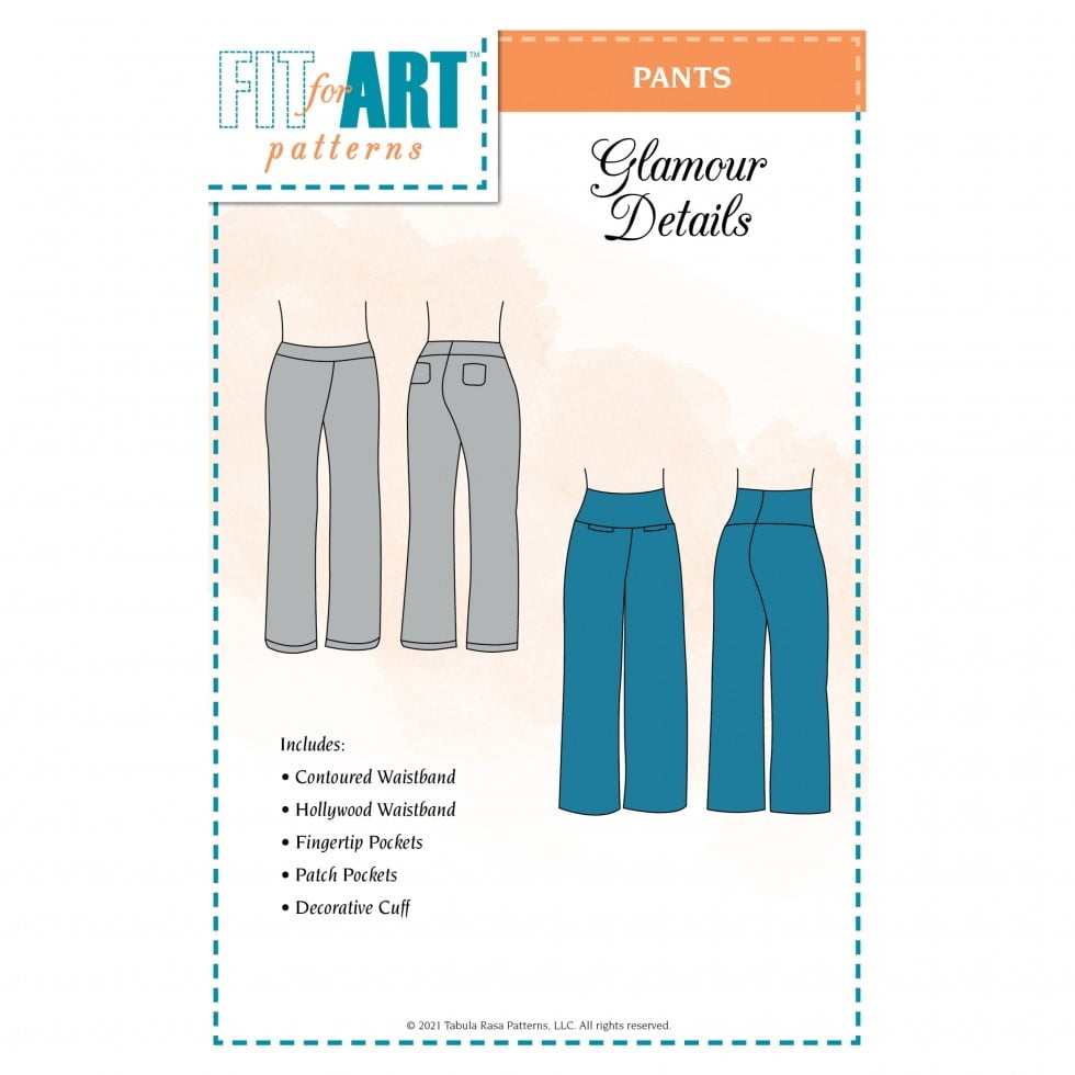 Fit For Art Glamour Details for Eureka Pants that Fit Sewing Pattern ...