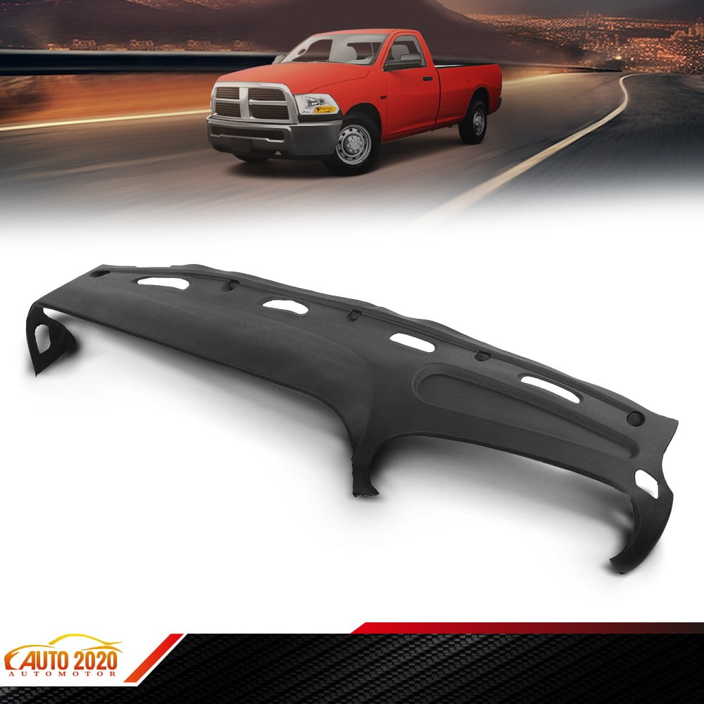 Fit For Dodge Ram 1998-02 Molded Dashboard Overlay Skin Cap Black New ...