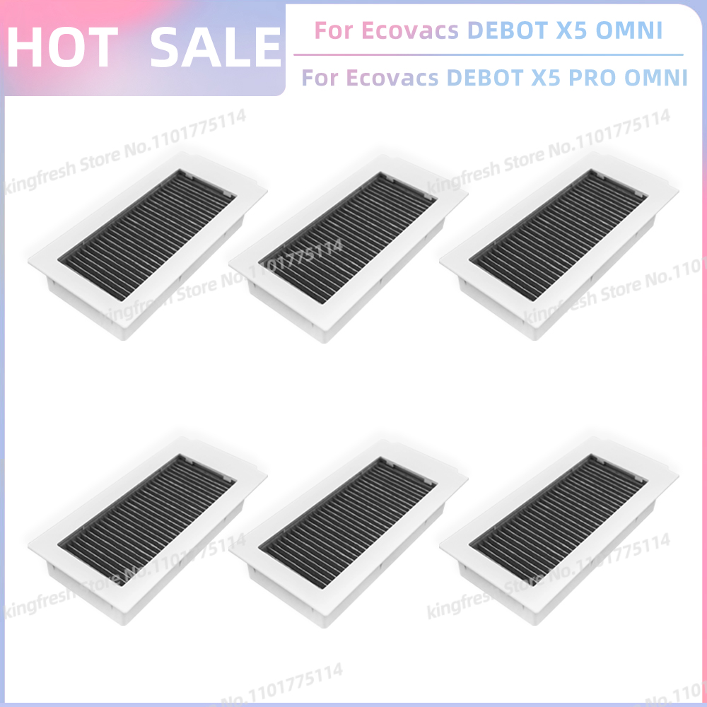 Fit For Ecovacs Debot X5 OMNI / X5 PRO OMNI Robot Vacuum Parts Main Roller Side Brush Hepa ...