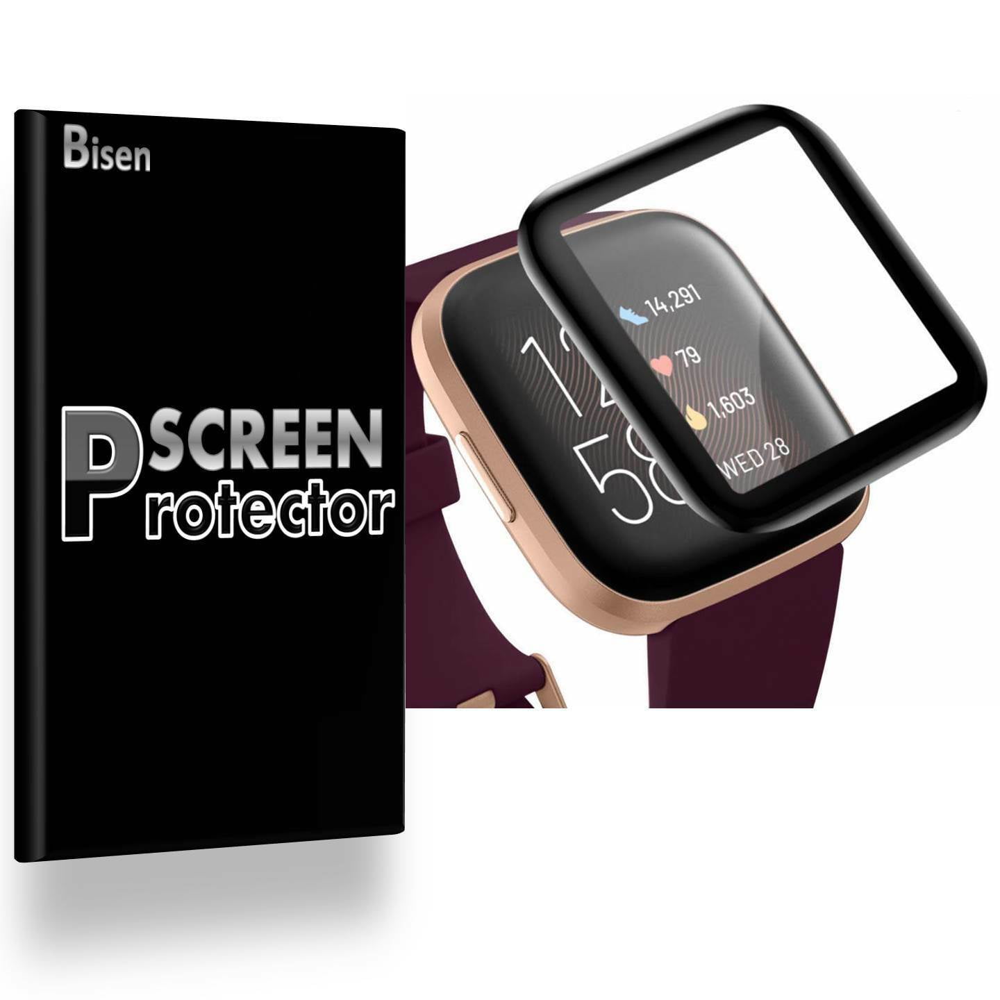 Fit For Fitbit Versa 2 SE [3-Pack BISEN] Screen Protector, Full ...