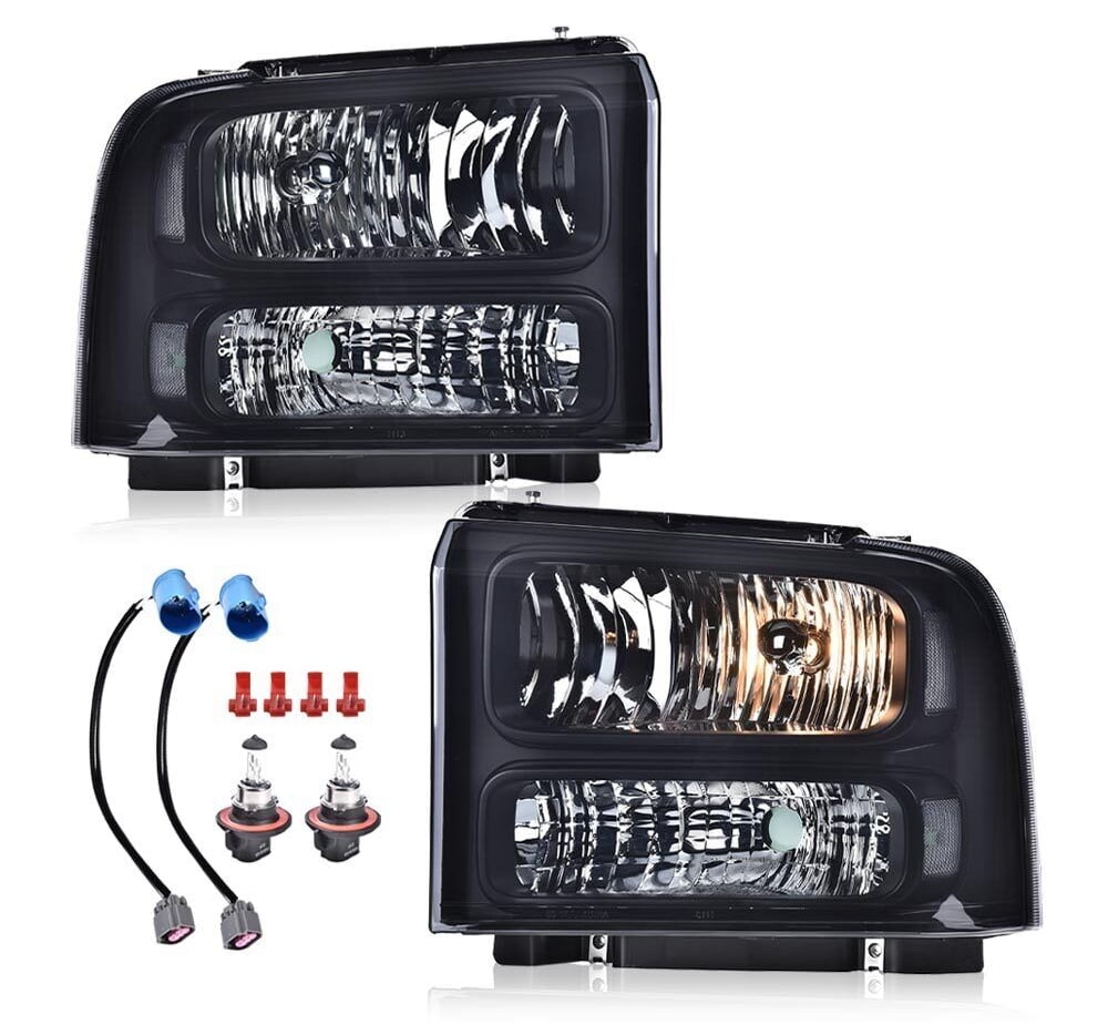 Fit For Ford Super Duty Truck Excursion 99-04 Headlights Conversion Kit ...