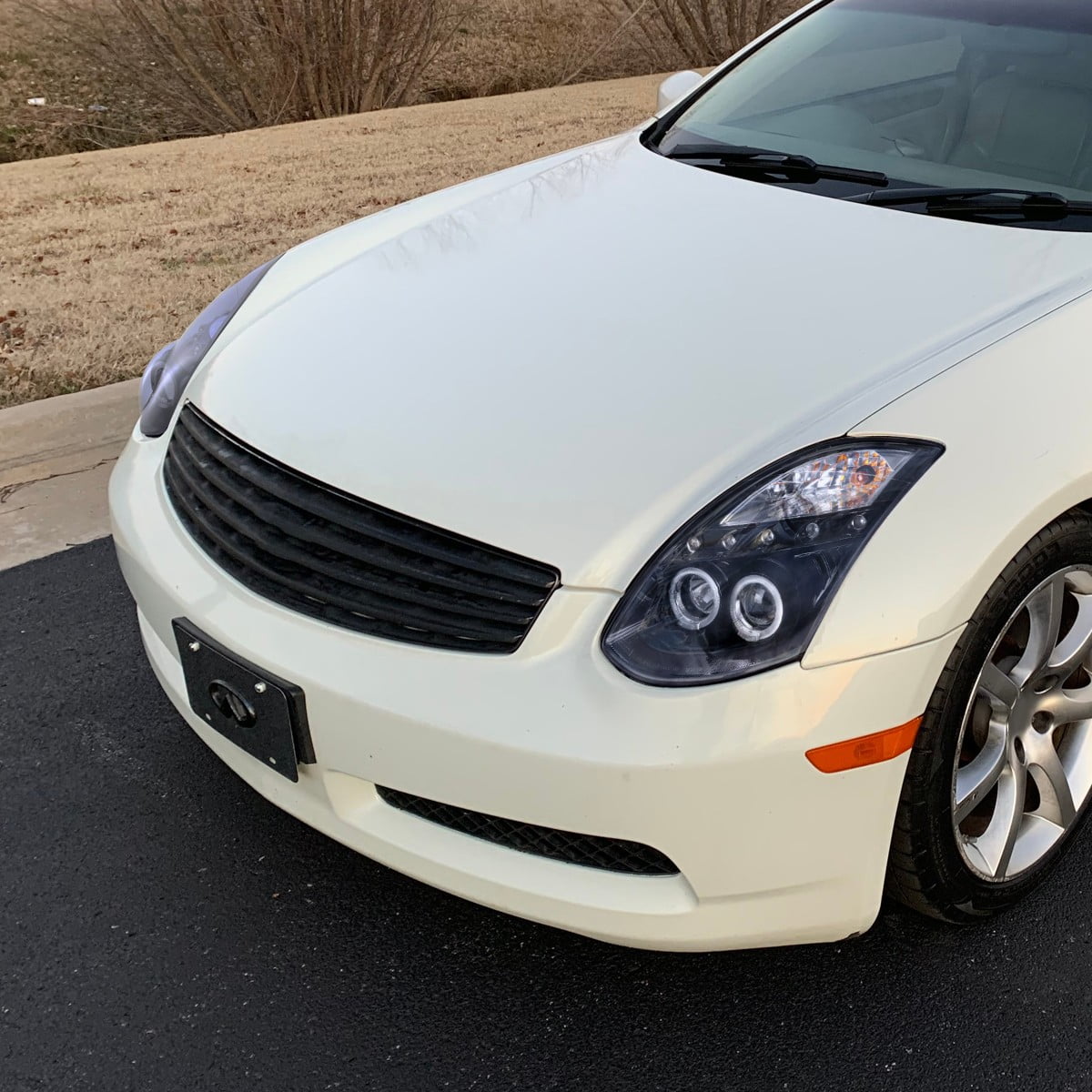 Fit For Infiniti G35 Coupe 2003-2007 Smoke Projector Headlights LED ...