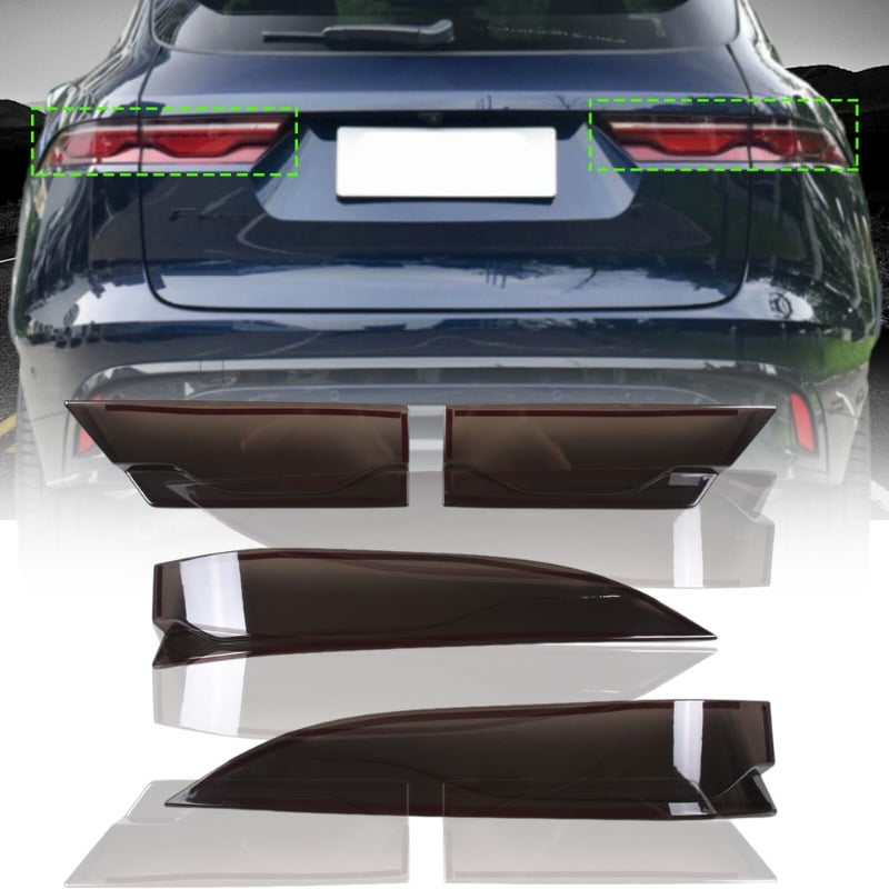 Fit For Jaguar F-Pace 2021+ US Smoked Black Rear Tail Light Guard Cover ...