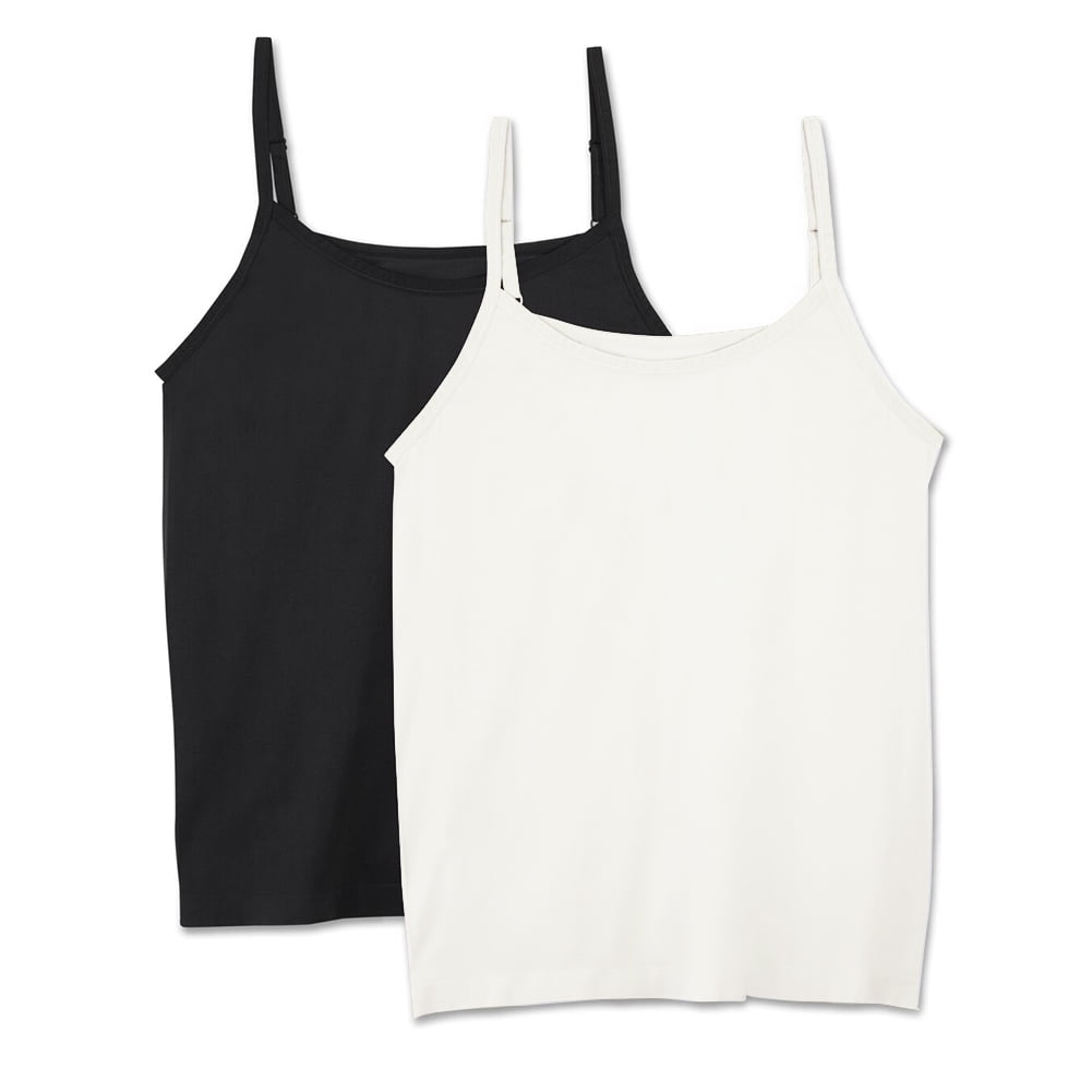 Fit For Me by Fruit of The Loom Plus Size 2 Pack Seamless Camisoles ...
