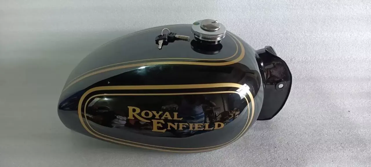 Fit For Royal Enfield Bullet 350cc & 500cc Petrol Tank Black - Walmart.com