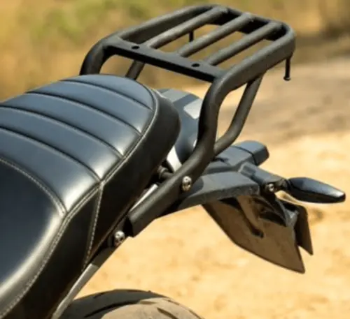 Fit For "TRIUMPH SCRAMBLER 400 X" Rear Top Rack, Black - Walmart.com