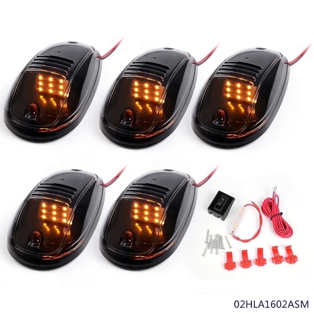 Fit For Truck SUV Smoked Roof Top Cab Repeater Light LED Side Marker ...