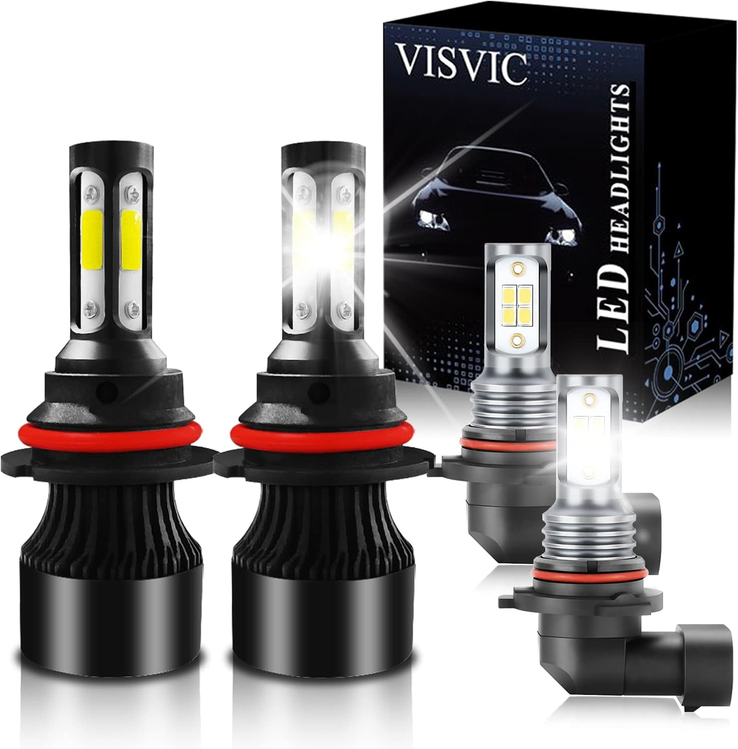 Fit For Ford EXPEDITION (1999-2002) LED Headlight Bulbs cabo, 9007/HB5 ...