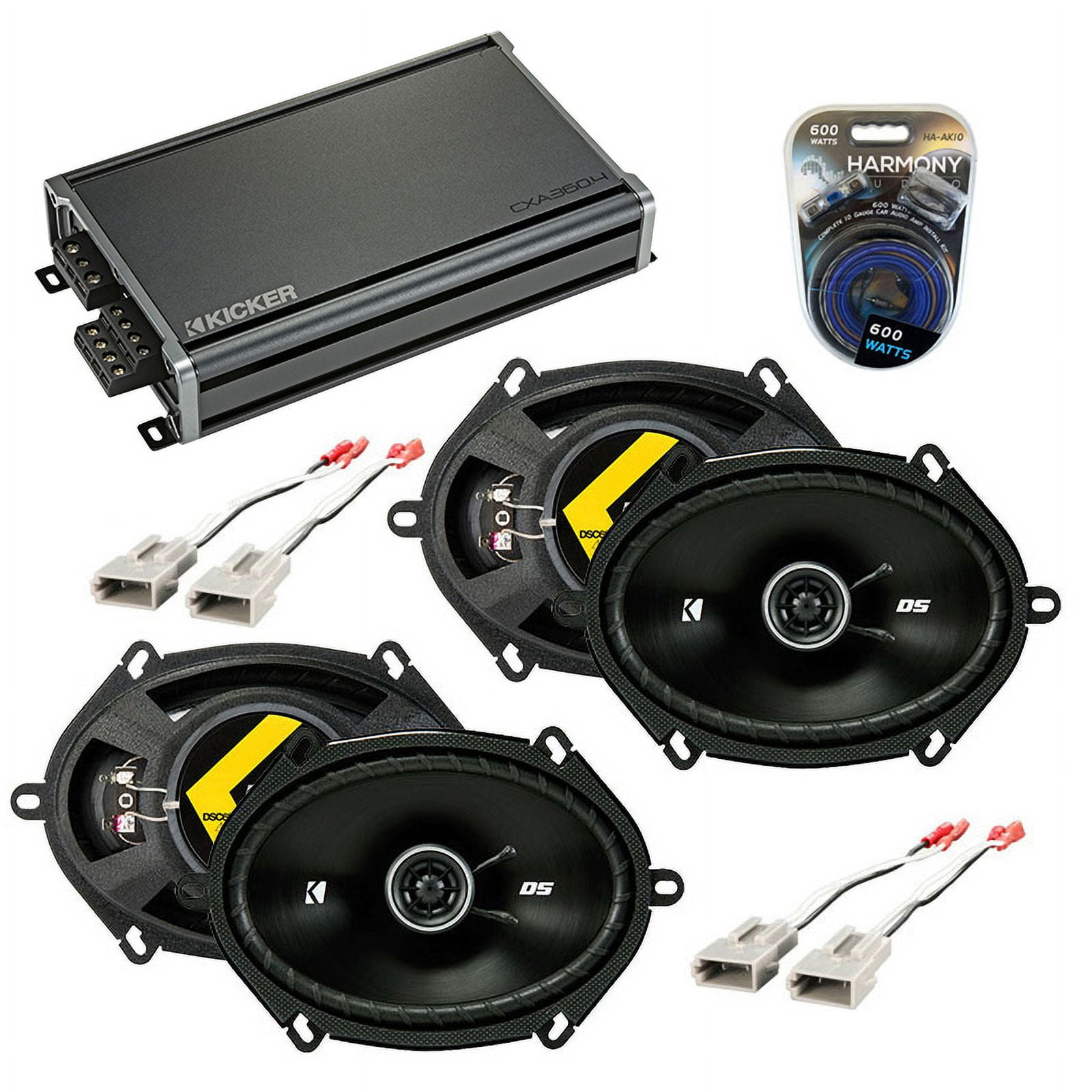 Fit Ford Econoline Full Size Van 97-08 Speaker Upgrade Kicker (2)DSC68 ...