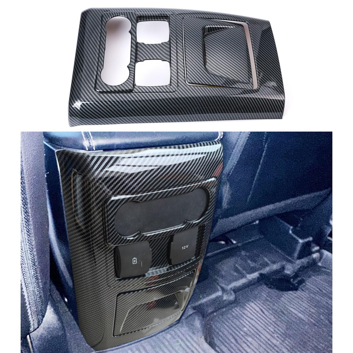 Fit for Ford Explorer 2023 2022 2021 2020 Carbon Fiber Style ABS ...