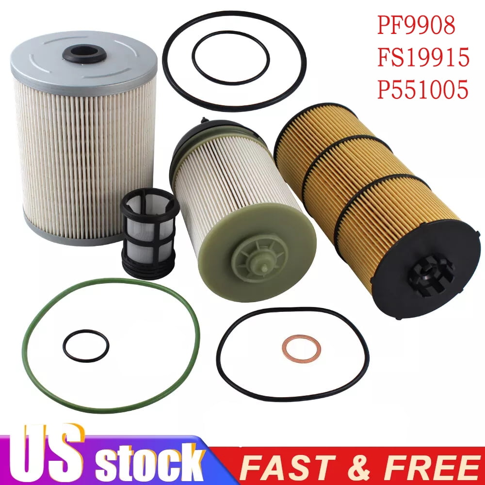 Fit Freightliner DD13 DD15 DD16 Oil & Fuel Filter Kit P551063 LF17511 ...