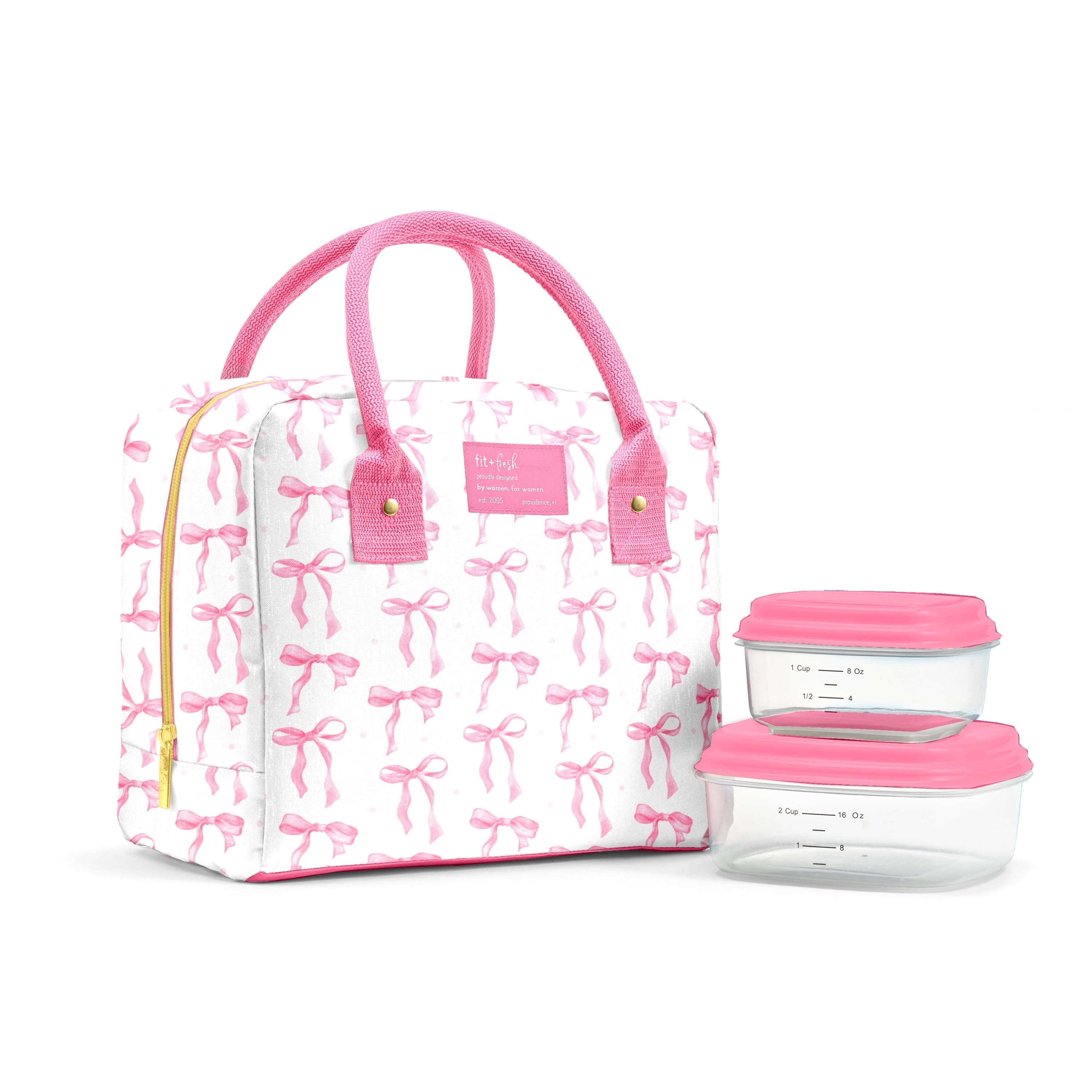 Fit + Fresh Bloomington Womens Lunch Bag, Insulated Lunch Box With ...