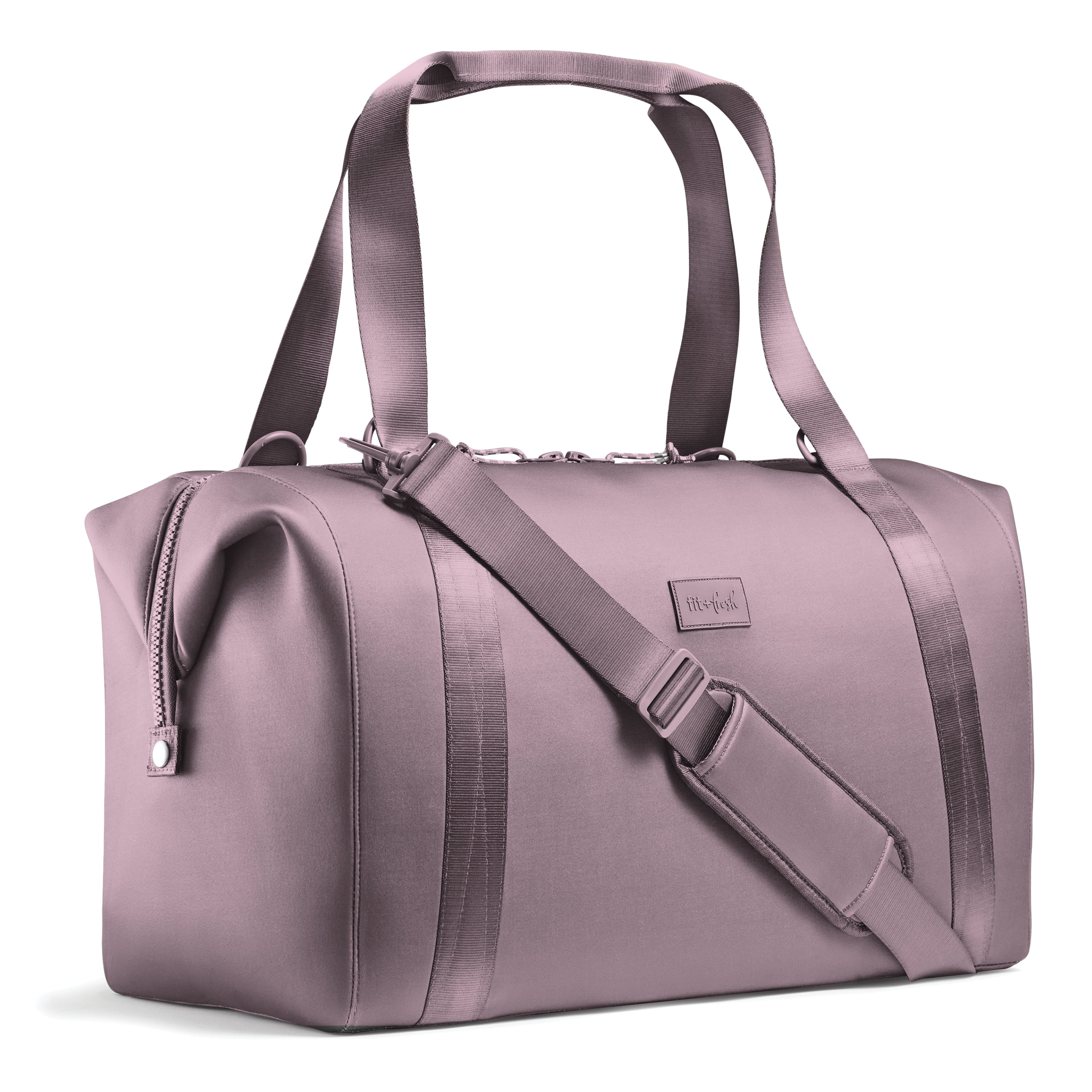 Fit & Fresh Premium Neoprene Weekender Bag, Travel Bag Trolley Sleeve ...