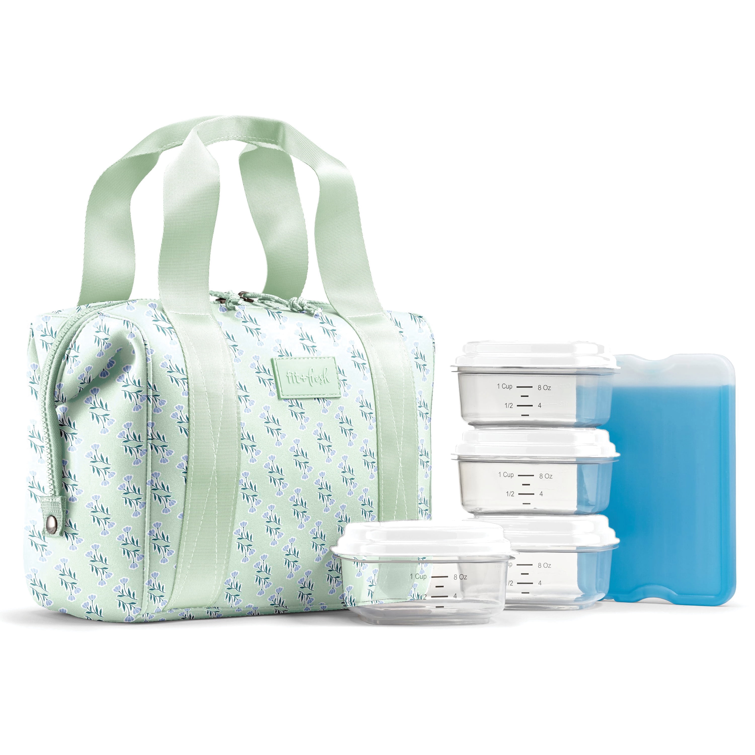 Fit + Fresh Remi Womens Lunch Bag, Insulated Lunch Box With Containers ...