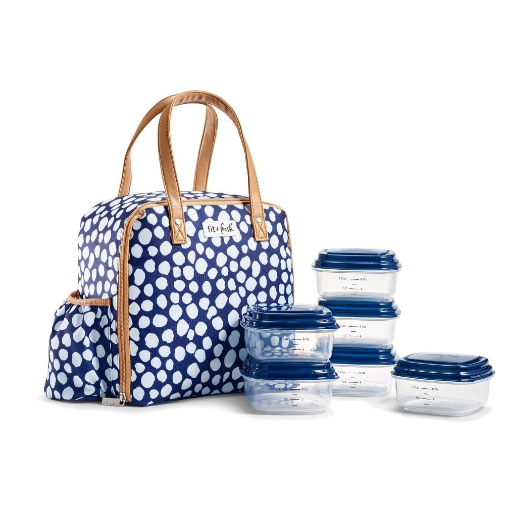 Fit & Fresh Wichita Lunch Kit Set - Blue - Walmart.com