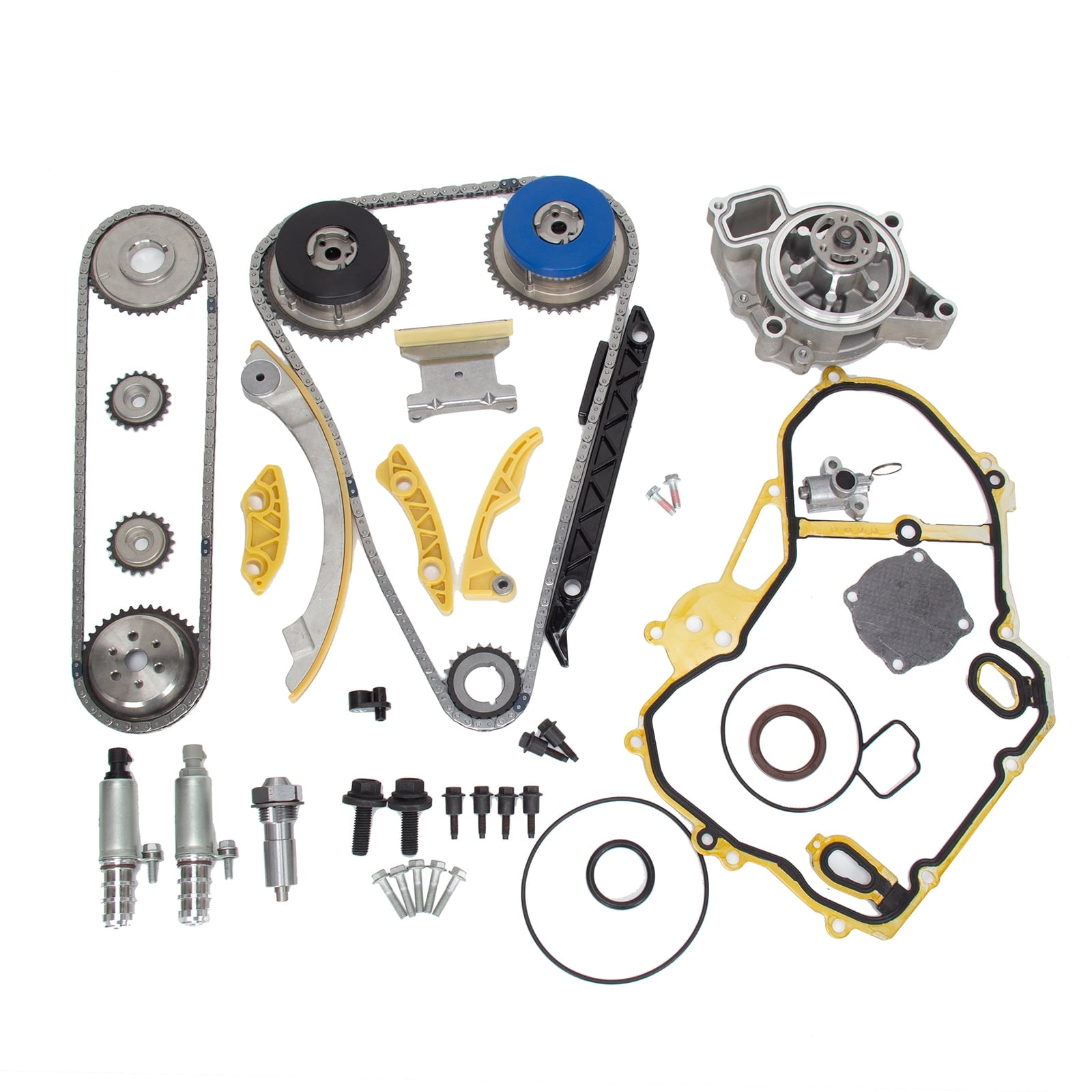 Timing Chain Kit VCT Selenoid Actuator Gear w/ Water Pump for GM 2.0L 2 ...