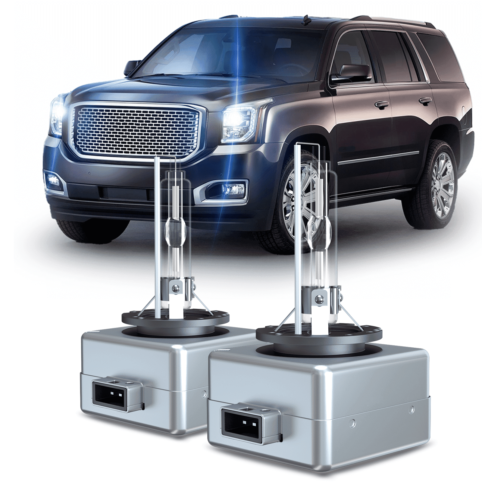 Fit GMC Yukon 2015 2016 2017 2018 2019 2PC D3S Front HID Xenon ...